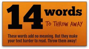 14 of the most useless words in the English language