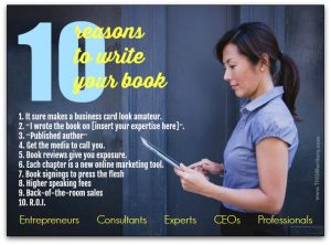 Entrepreneurs - 10 reasons to write your book